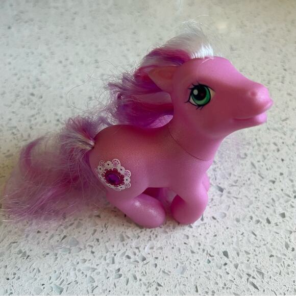 My Little Pony | Toys | My Little Pony Crystal Lace Jewel Pony Pink ...